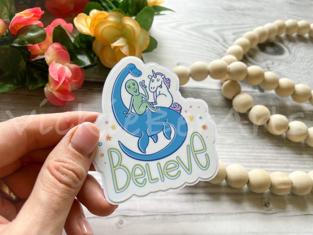 Cryptid Creatures Waterproof Stickers, Cryptozoology Sticker, Sticker ...