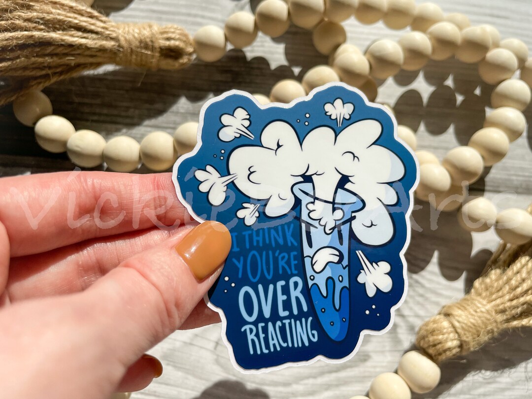 Funny Chemistry Lab Waterproof Sticker, Lab Jokes Sticker, Scientist ...