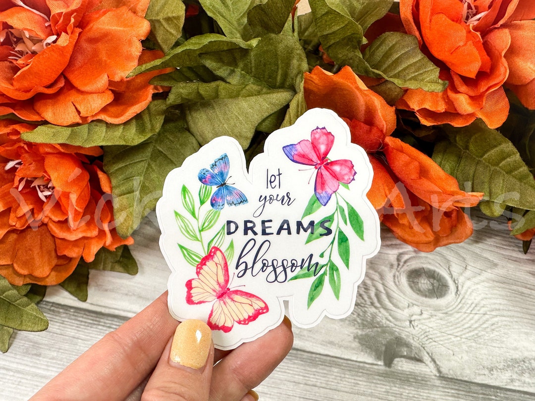 Motivational and Inspirational Waterproof Sticker, Encouraging and ...