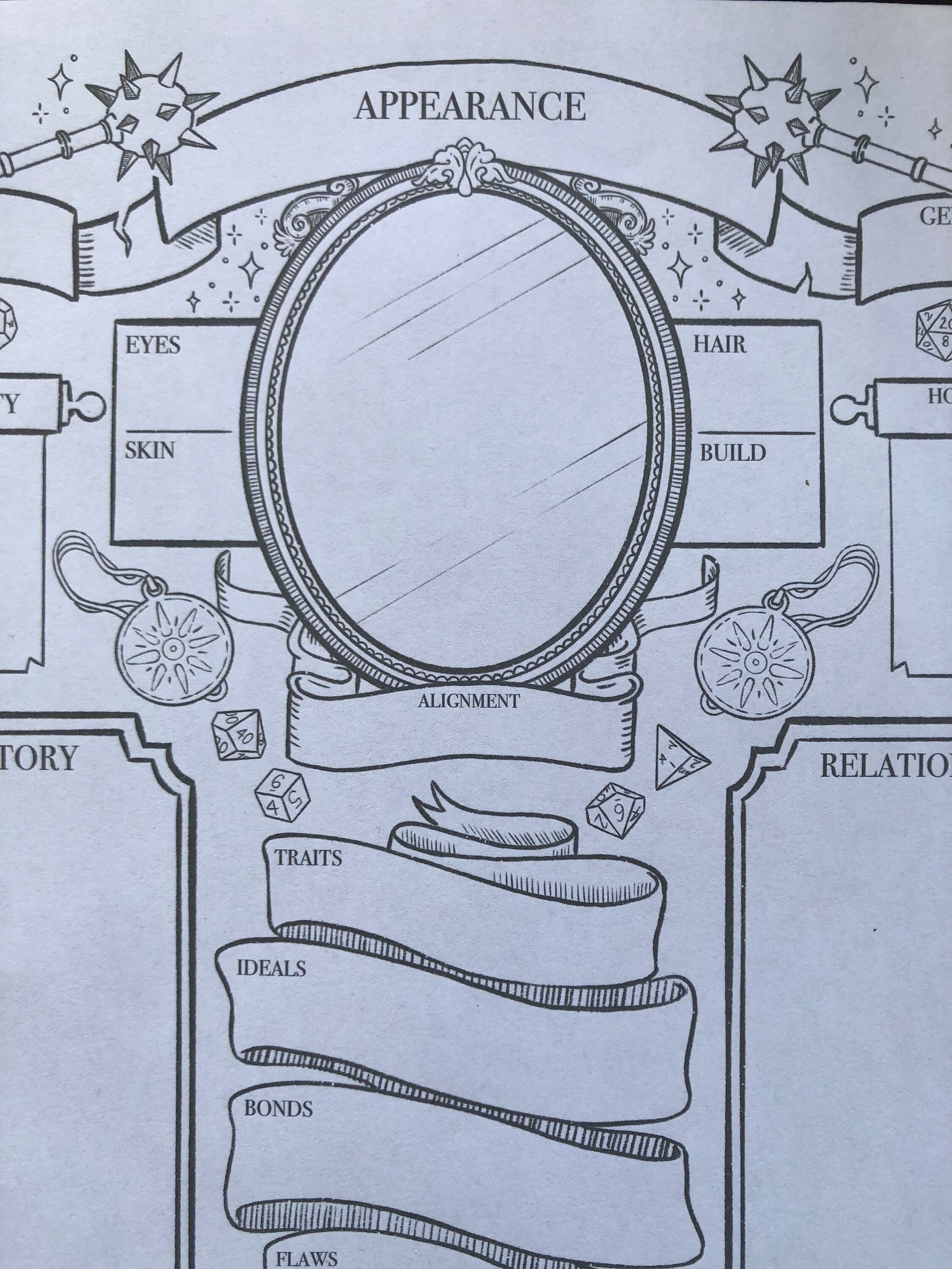 Dnd 5e Cleric Character Sheet - Printable Download for Dungeons and ...