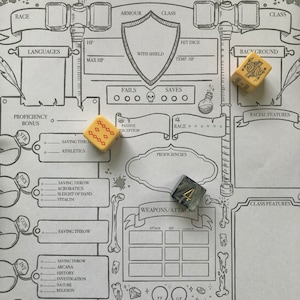 Dnd 5e Barbarian Character Sheet - Printable Download for Dungeons and ...