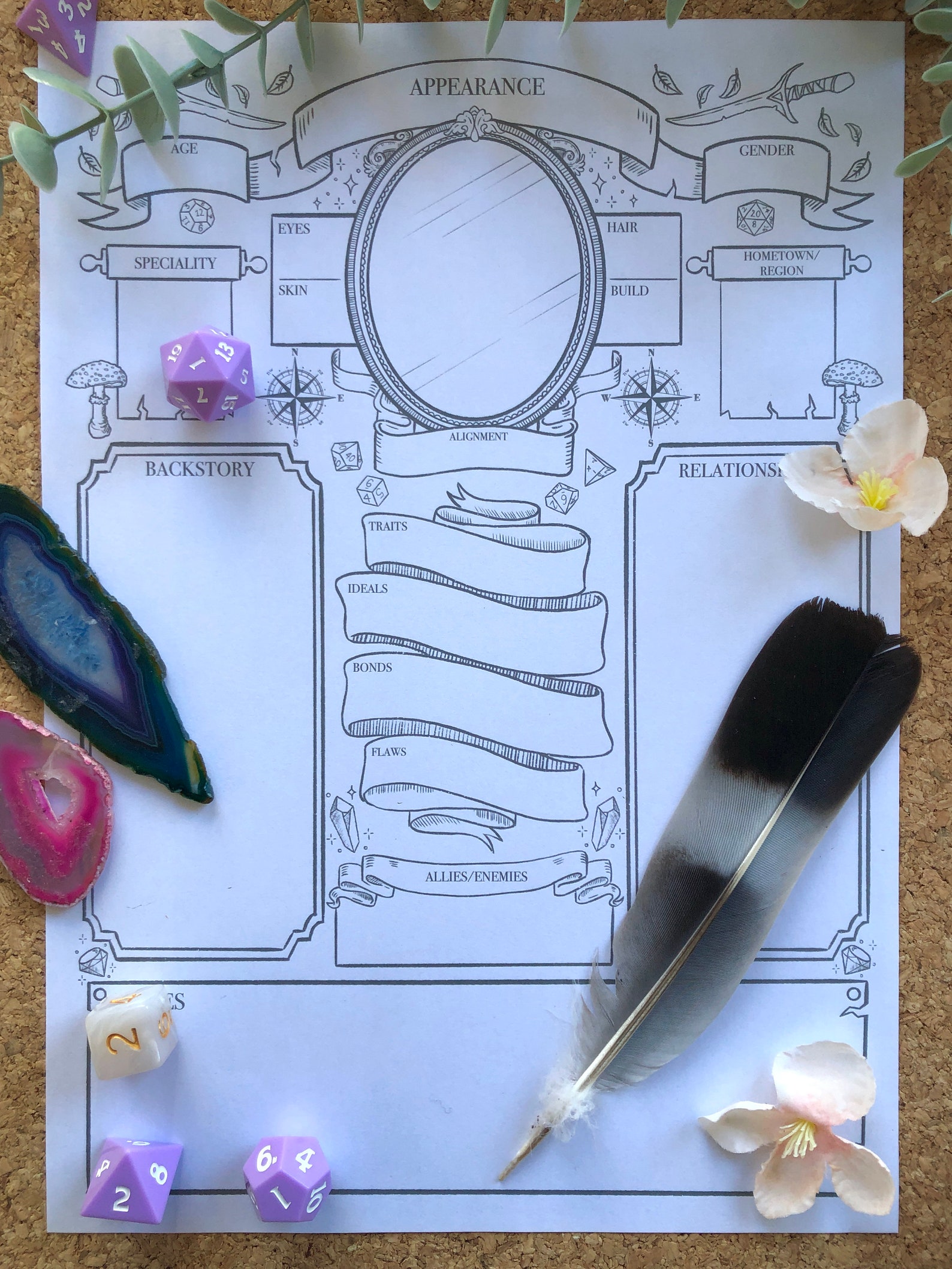 Dnd 5e Ranger Character Sheet - Printable Download for Dungeons and ...