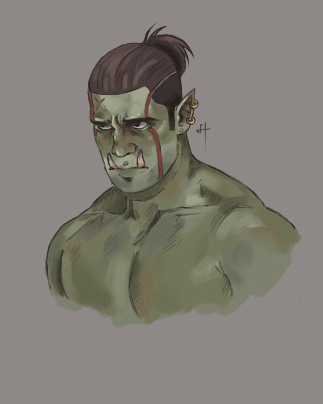 Custom Digital Illustration Dnd OC Portrait Fantasy - Etsy UK