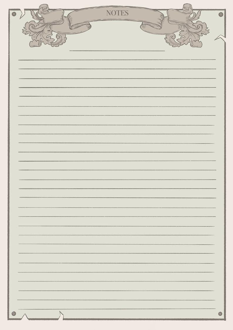 Dnd 5e Character Sheet - Full Colour Cream Background - Printable ...