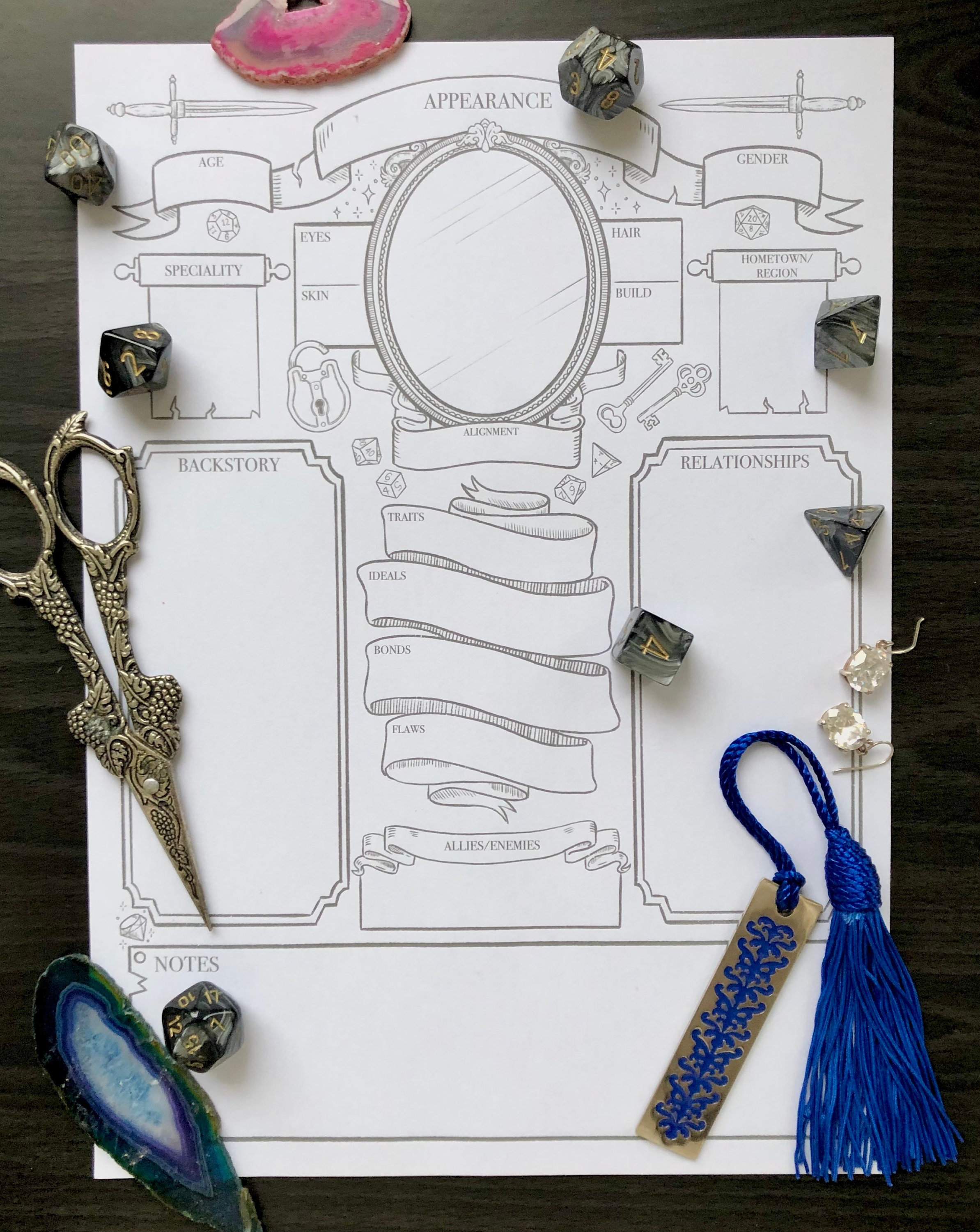 Dnd 5e Rogue Character Sheet - Printable Download for Dungeons and ...