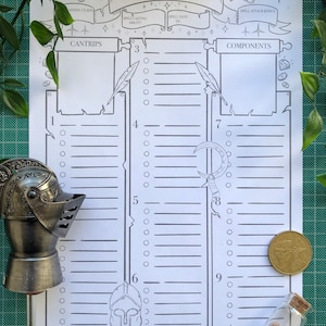 Dnd 5e Fighter Character Sheet - Printable Download for Dungeons and ...