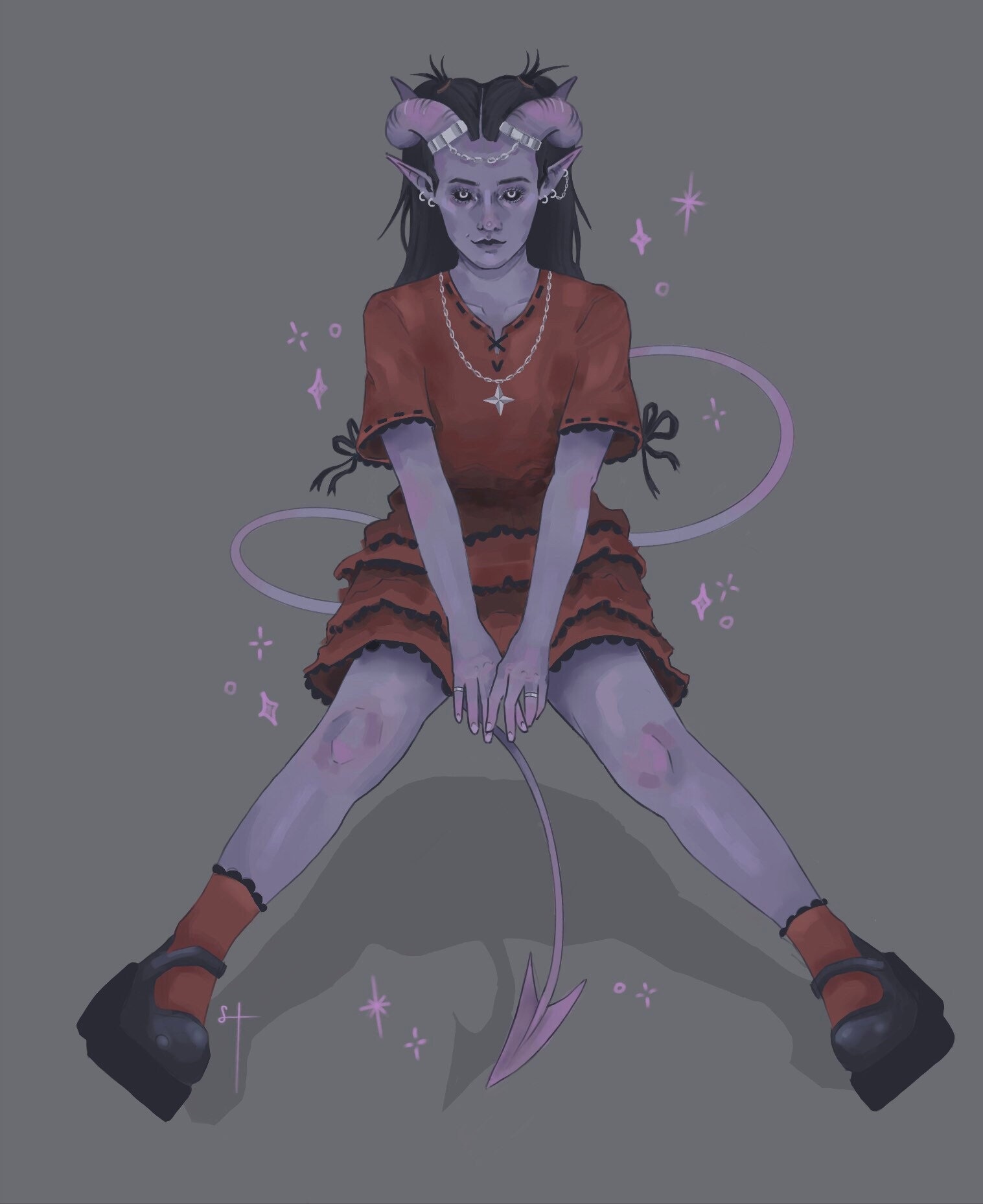 Custom Digital Illustration Full Body OC Portrait D&D - Etsy