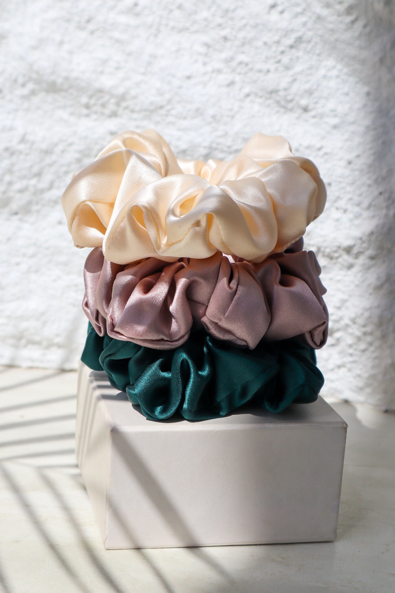 Luxury Mulberry Silk Scrunchies Set - Gentle Hair Care - Eco-friendly ...