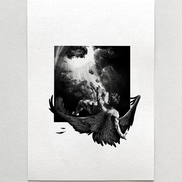 Fall of Icarus Print - Etsy