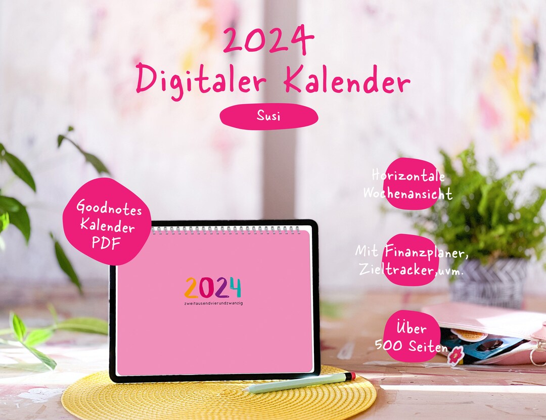 Colorful Mindfulness Calendar susi 2024 - Etsy