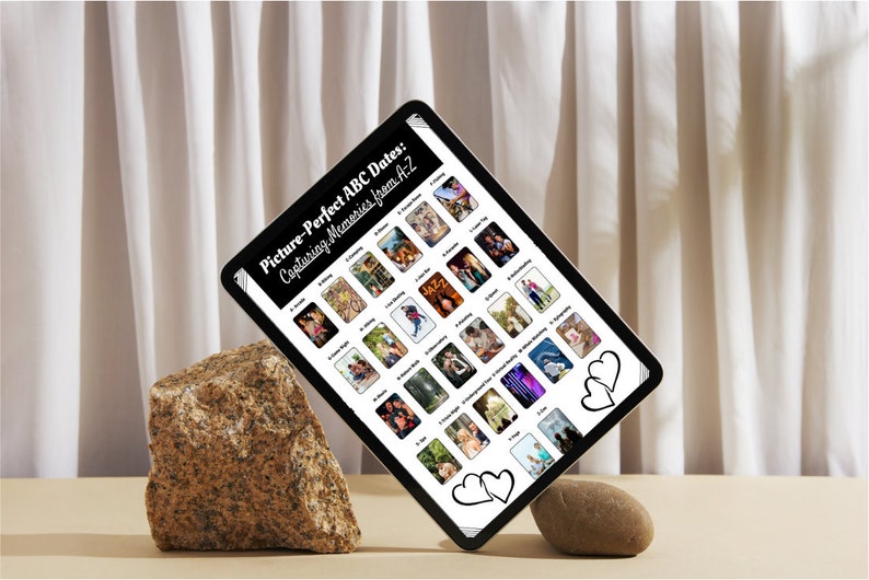 A-Z Alphabet Dating Digital Planner Tracker Picture-perfect ABC Date ...