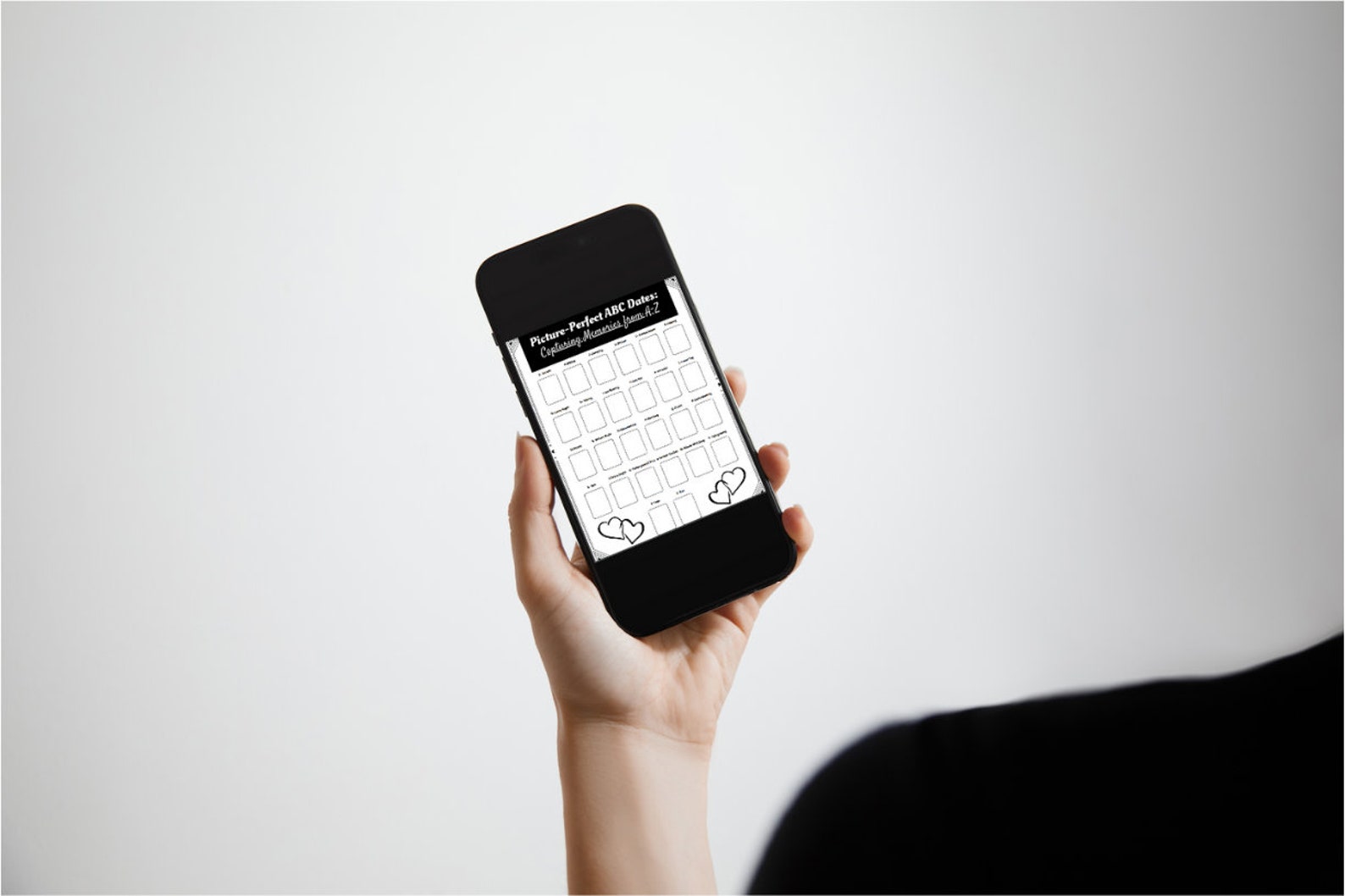A-Z Alphabet Dating Digital Planner Tracker Picture-perfect ABC Date ...