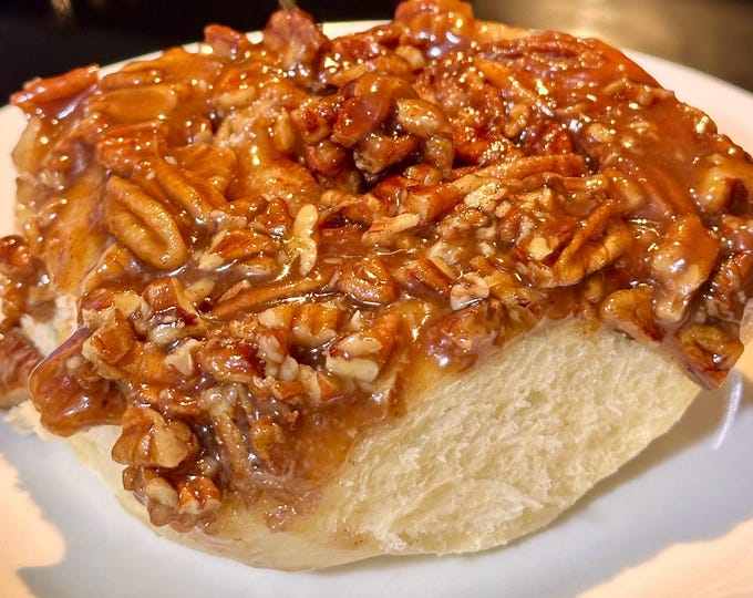Sticky Buns | You Choose Topping | Sticky Pecan Rolls | Caramel Pecan ...