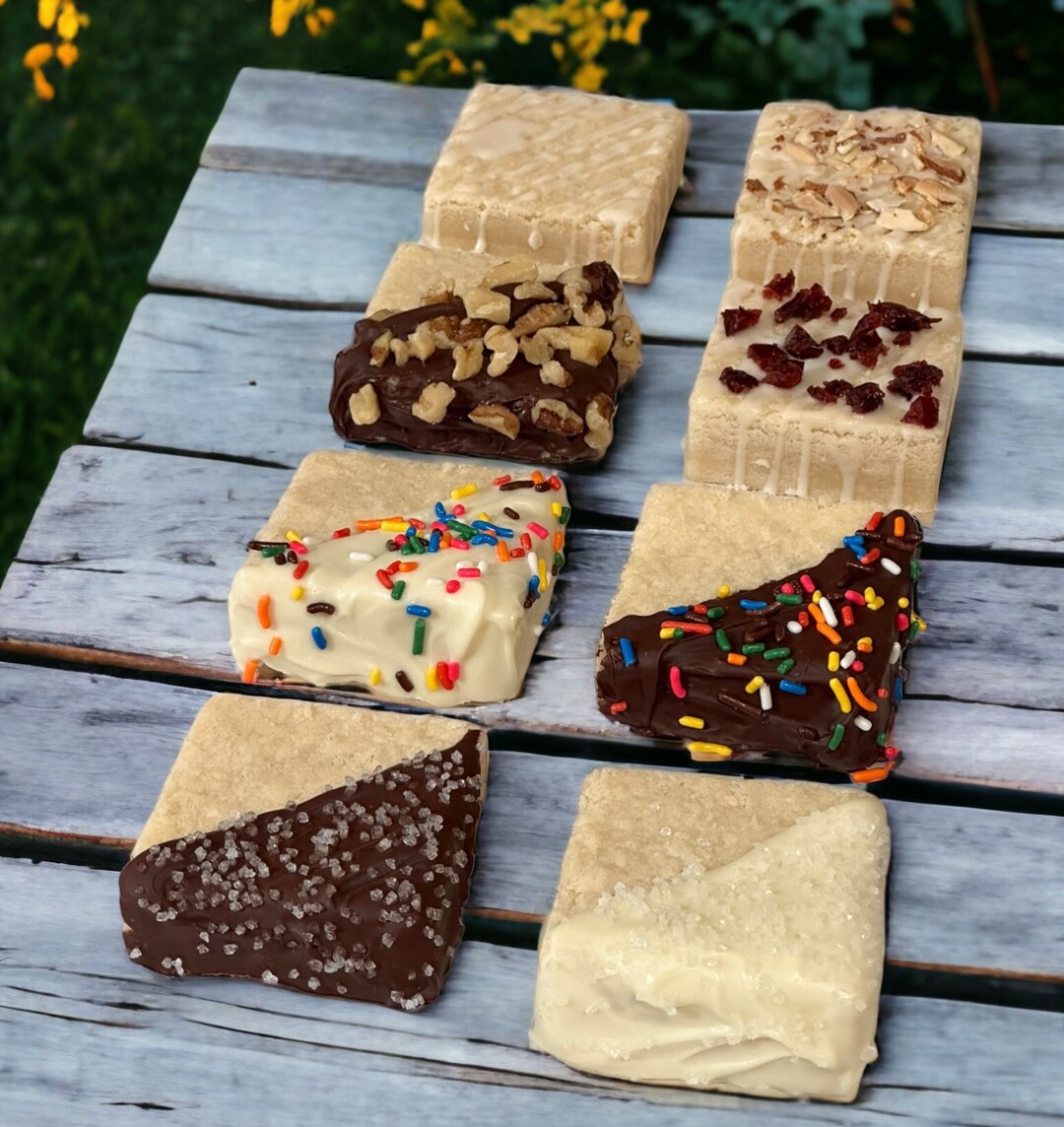 Custom Shortbread Cookie Bars | Custom Cookies | Shortbread | Gourmet ...