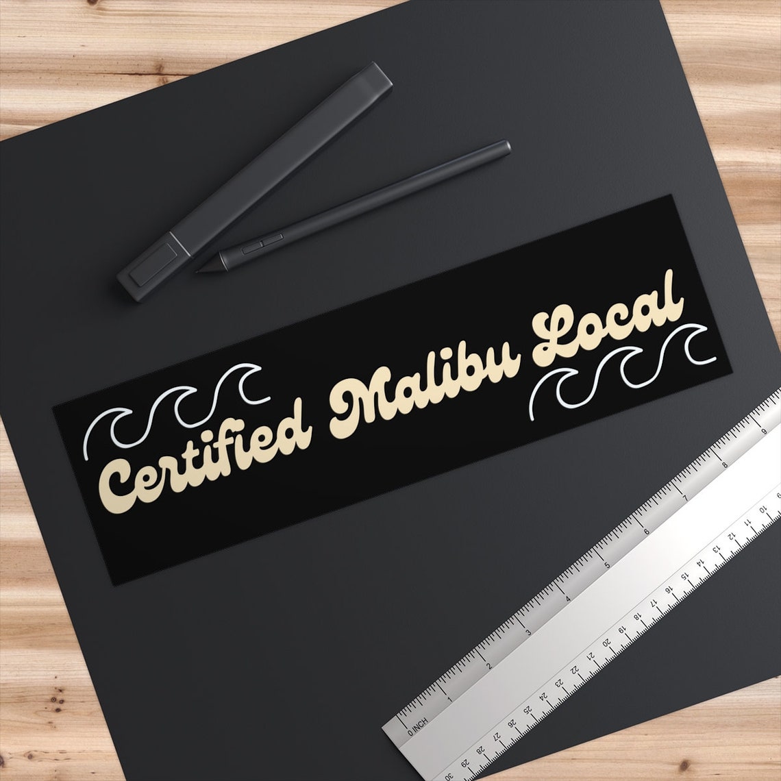 Certified Malibu Bumper Sticker Malibu Surf Malibu Sticker - Etsy