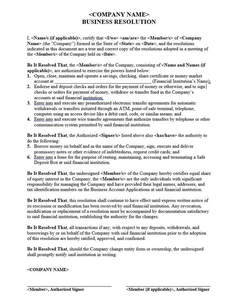 Business Resolution - Etsy