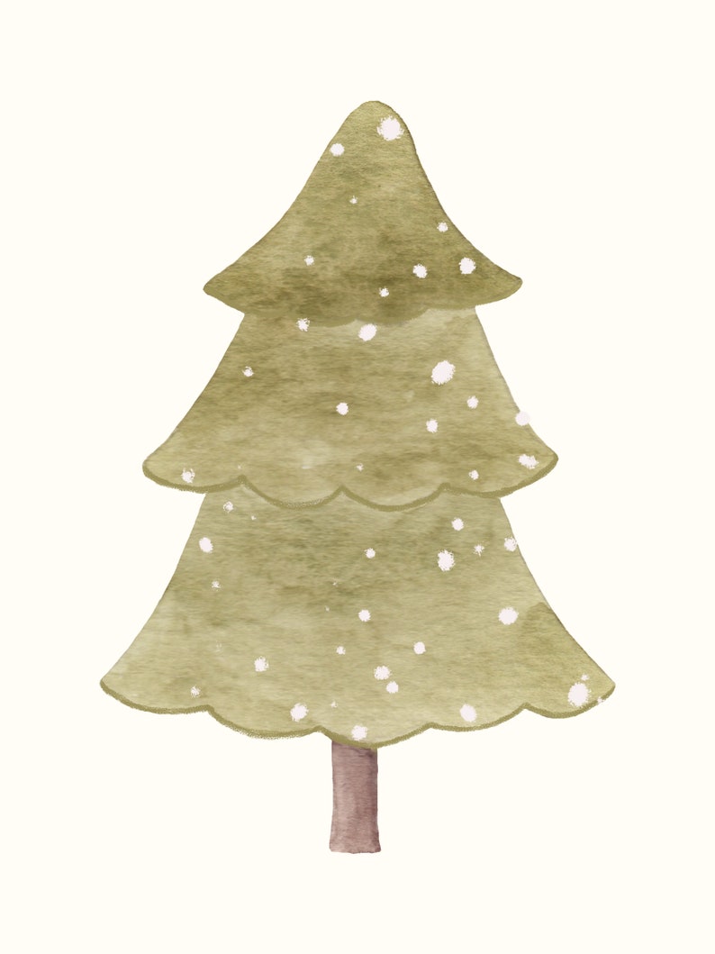 Christmas Printables | Christmas Tree | Holiday Artwork | Printable ...