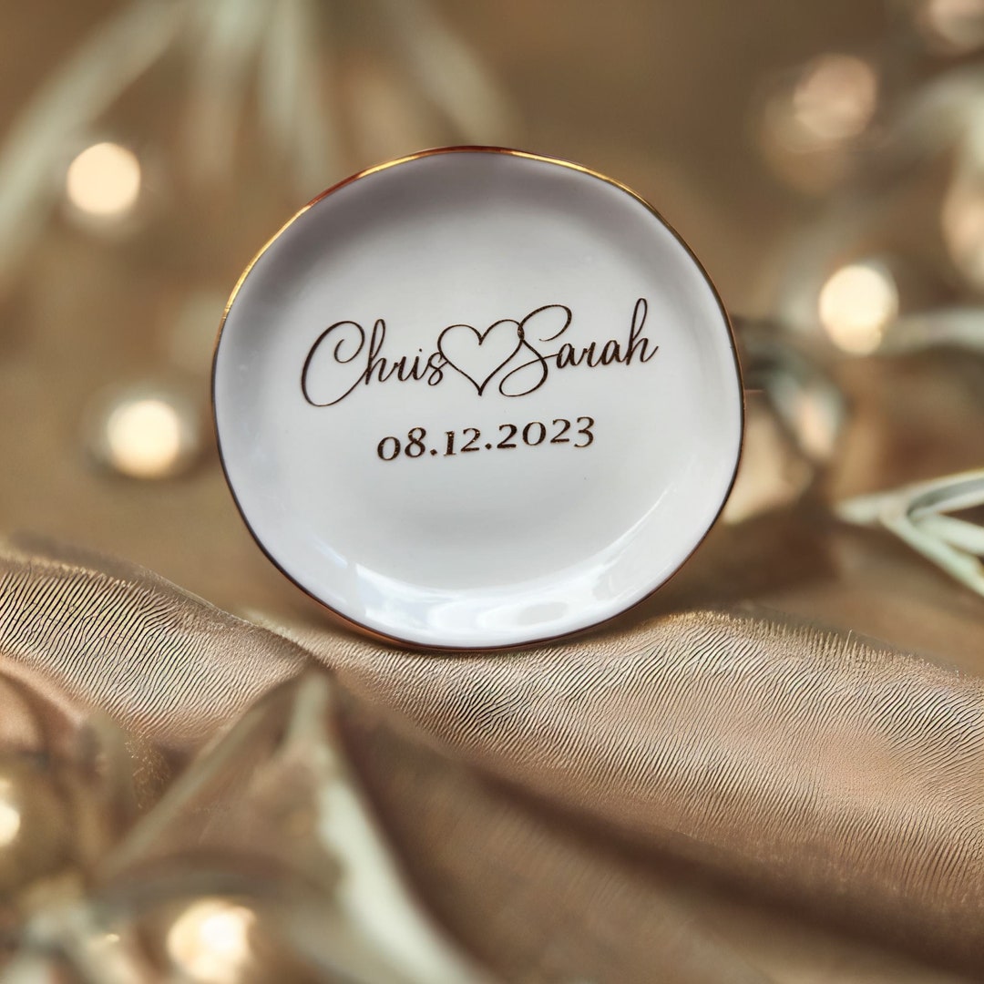 Custom Engagement Ring Dish,personalized Wedding Gift for Her ...