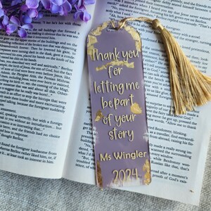 Personalized Graduation Bookmark Gift , Acrylic Bookmark, Gift From ...