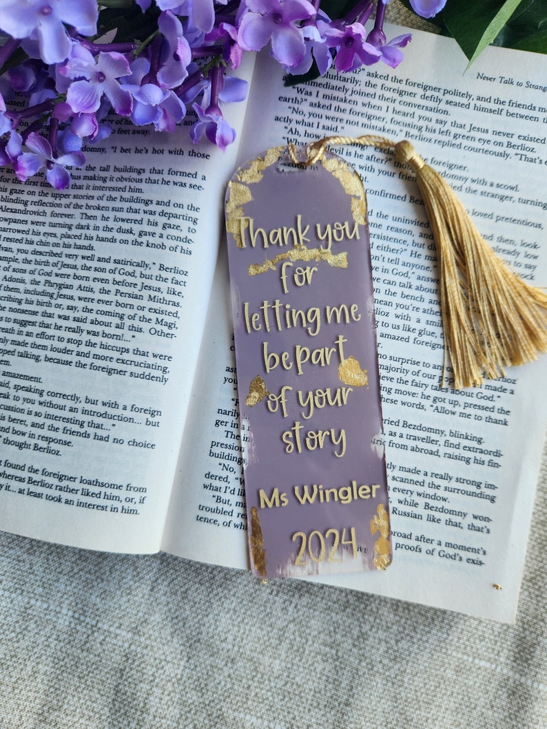Personalized Graduation Bookmark Gift , Acrylic Bookmark, Gift From ...