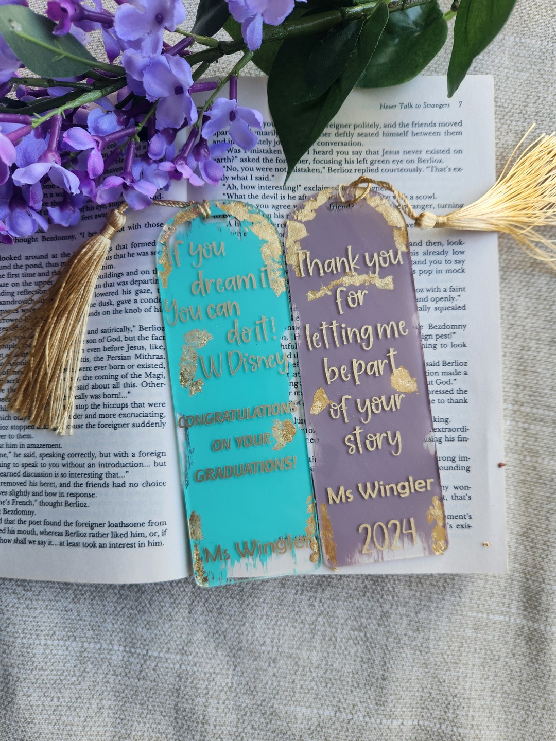Personalized Graduation Bookmark Gift , Acrylic Bookmark, Gift From ...
