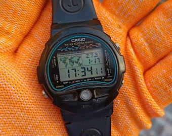Casio World Time - Etsy