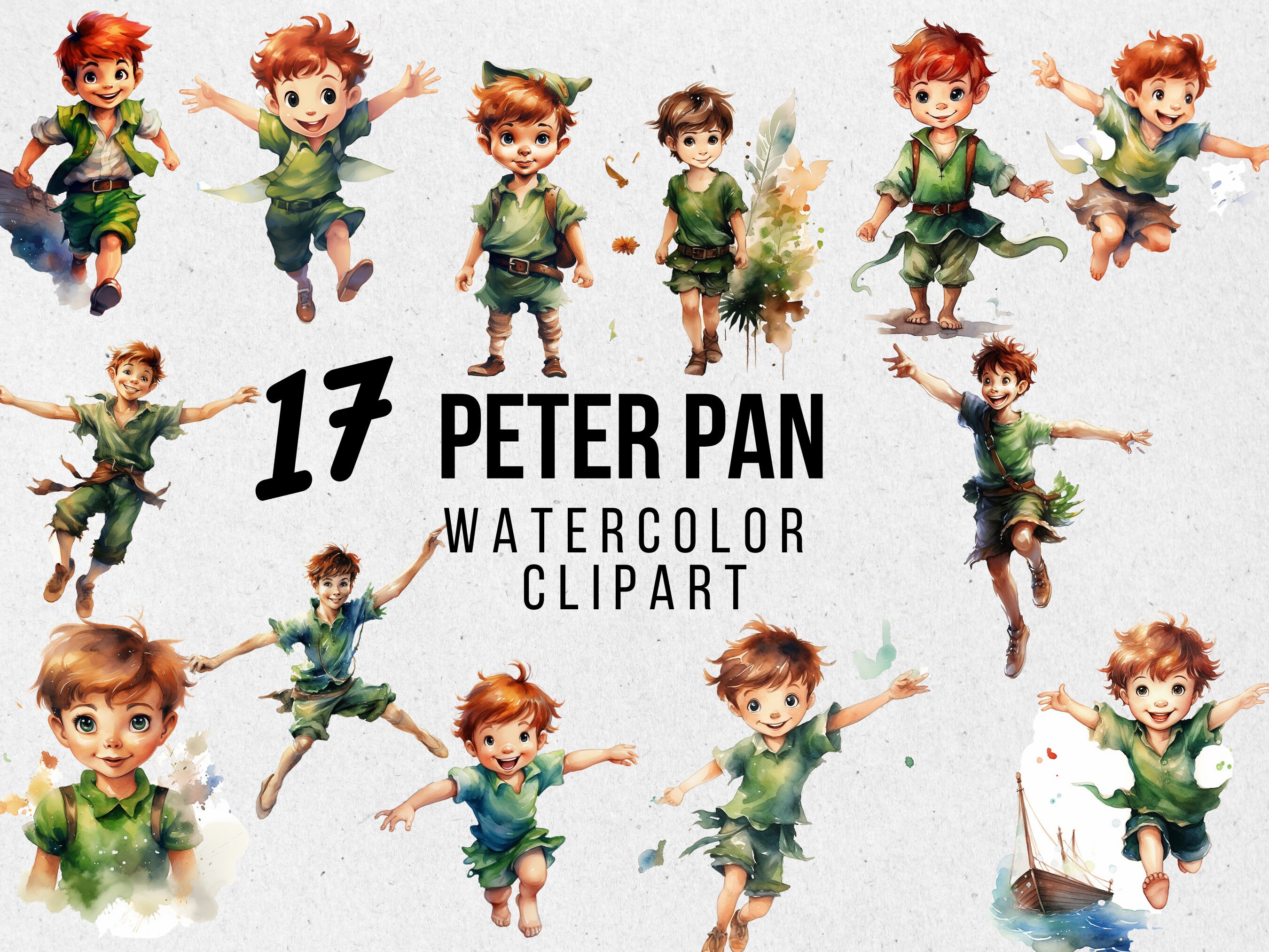 Plantilla Voladora De Peter Pan