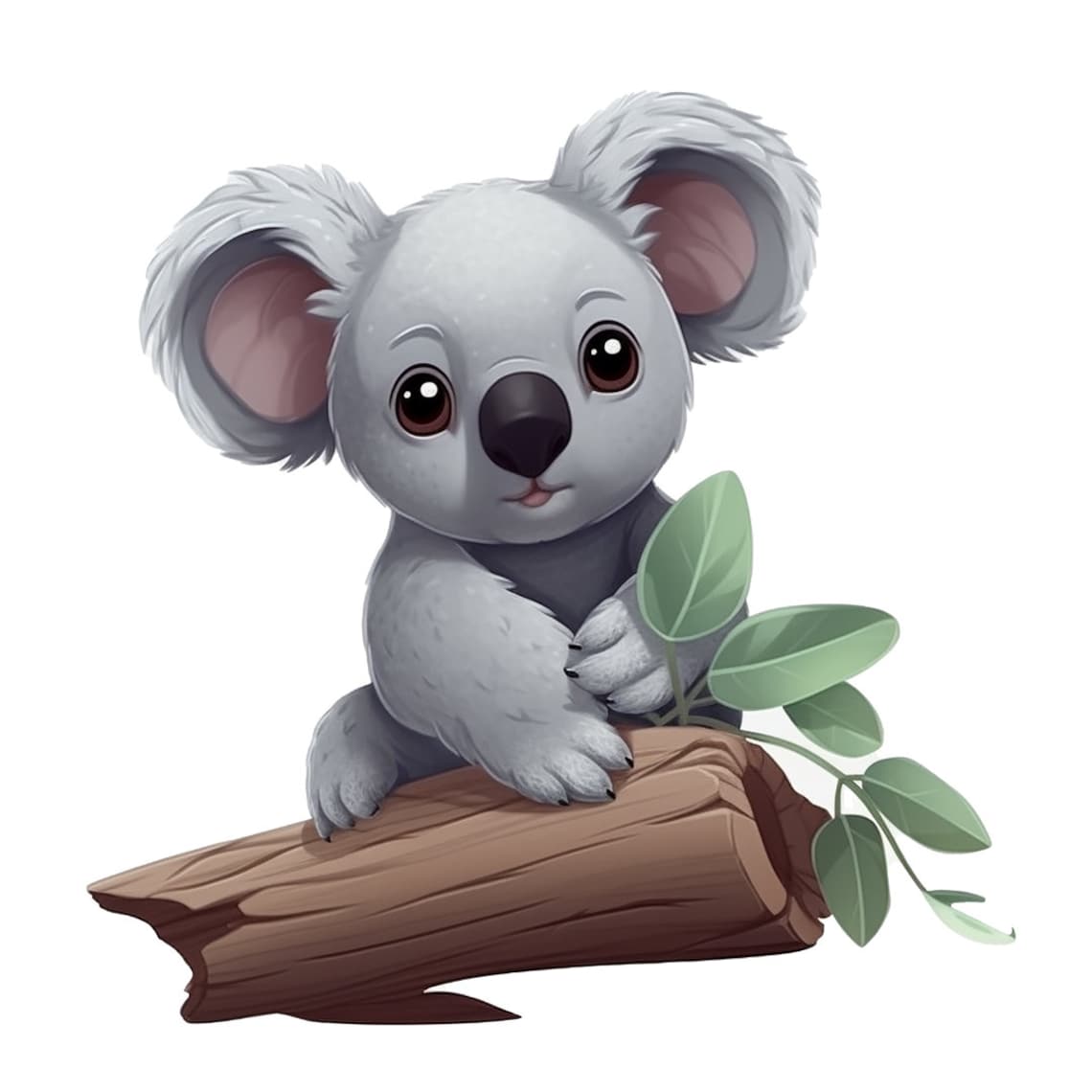 Cute Koala Clipart PNG, Clipart Pack of 10, Crafts Card Making ...