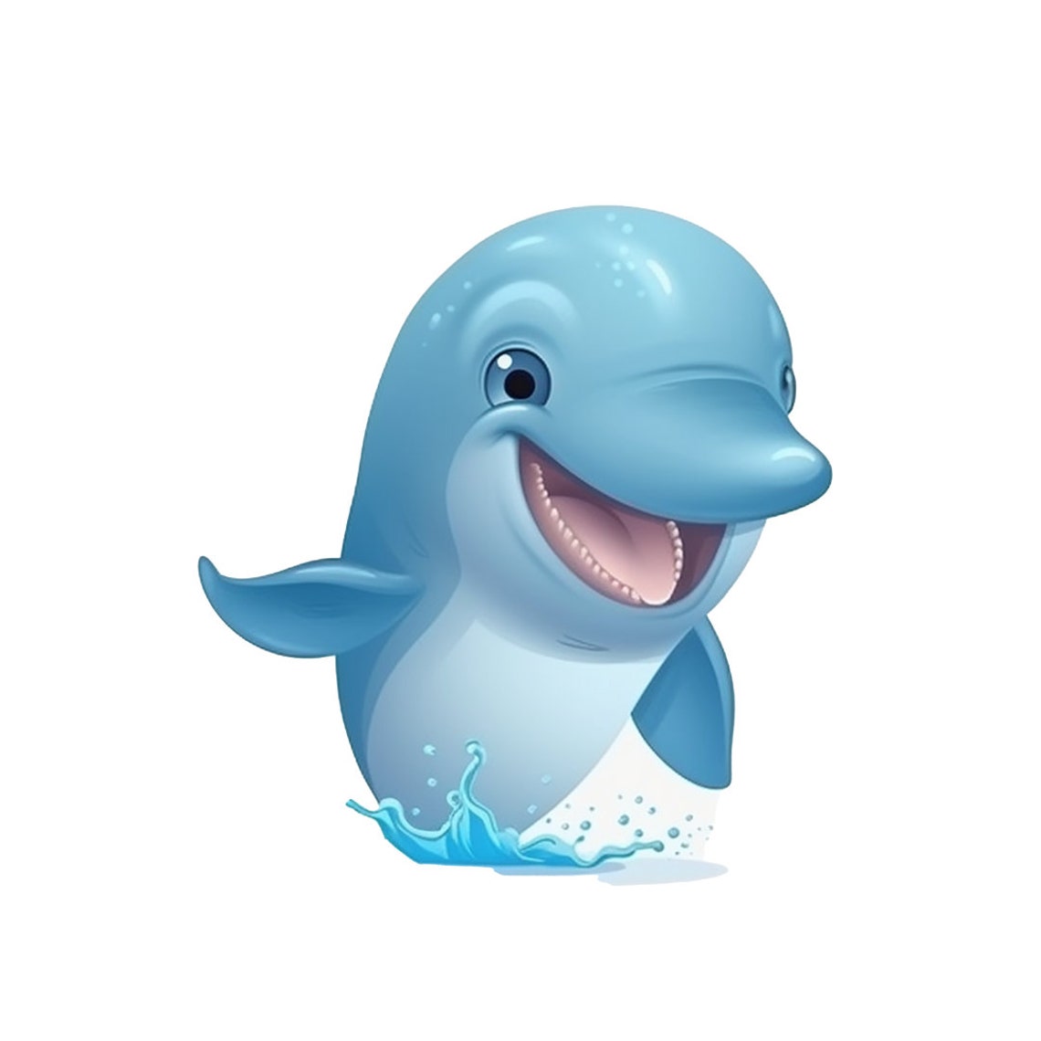 Cute Dolphin Clipart PNG, Clipart Pack of 10, Crafts Card Making ...