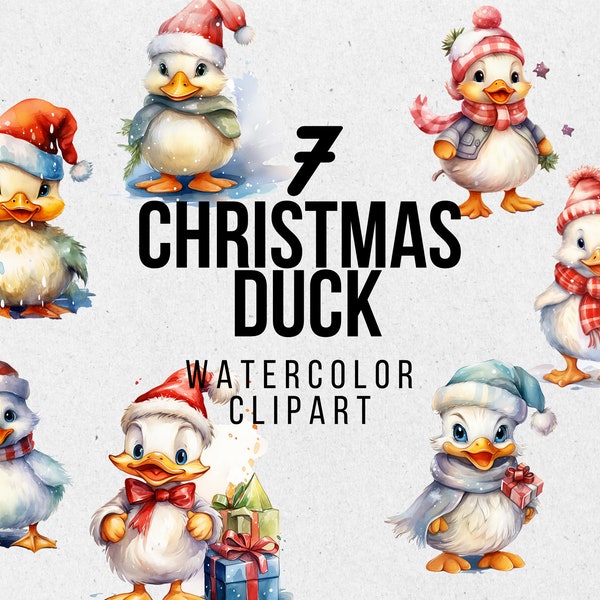 Christmas Duck - Etsy