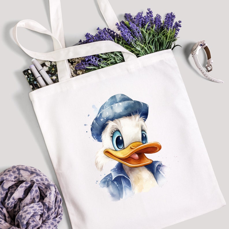 Donald Duck Clipart, Donald Watercolor, Watercolor Donald, Donald Duck ...