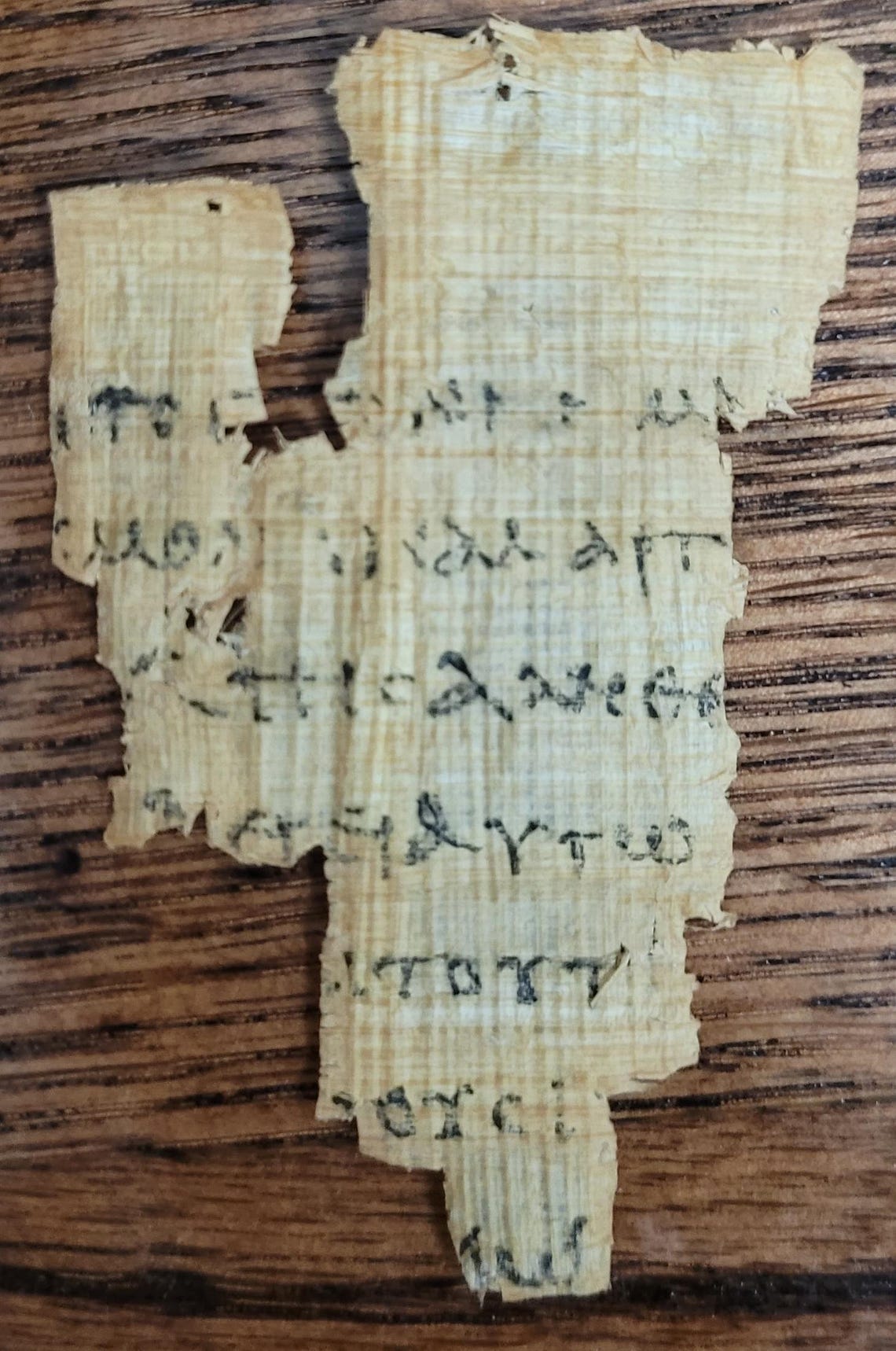 John Rylands P52 Egyptian Papyrus Bible Manuscript Fragment Replica ...