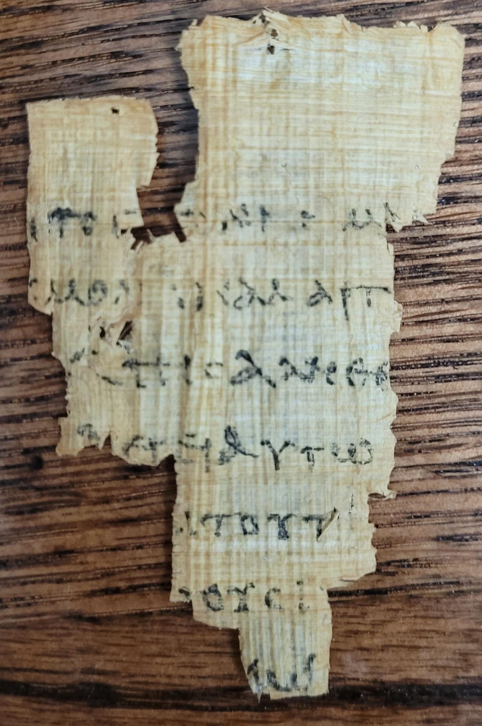 John Rylands P52 Egyptian Papyrus Bible Manuscript Fragment Replica ...