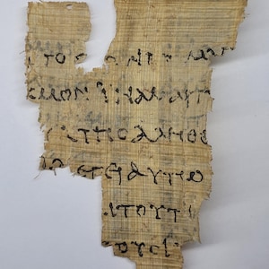 John Rylands P52 Earliest New Testament Bible Fragment Replica on ...