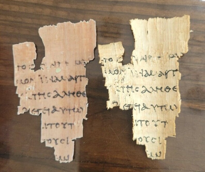 John Rylands P52 Egyptian Papyrus New Testament Manuscript - Etsy
