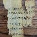John Rylands P52 Egyptian Papyrus Bible Manuscript Fragment Replica ...