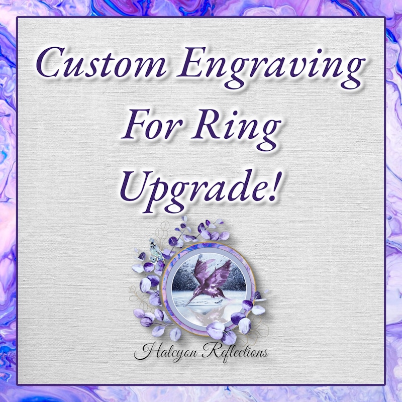 Custom Wood Ring Engraving - Etsy