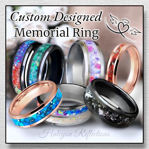 Cremation Jewelry Ring - Etsy