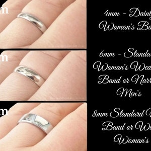 The Stardust Diamond Ring, Tungsten, Silver, 14K Gold 8mm-6mm-4mm, Men ...