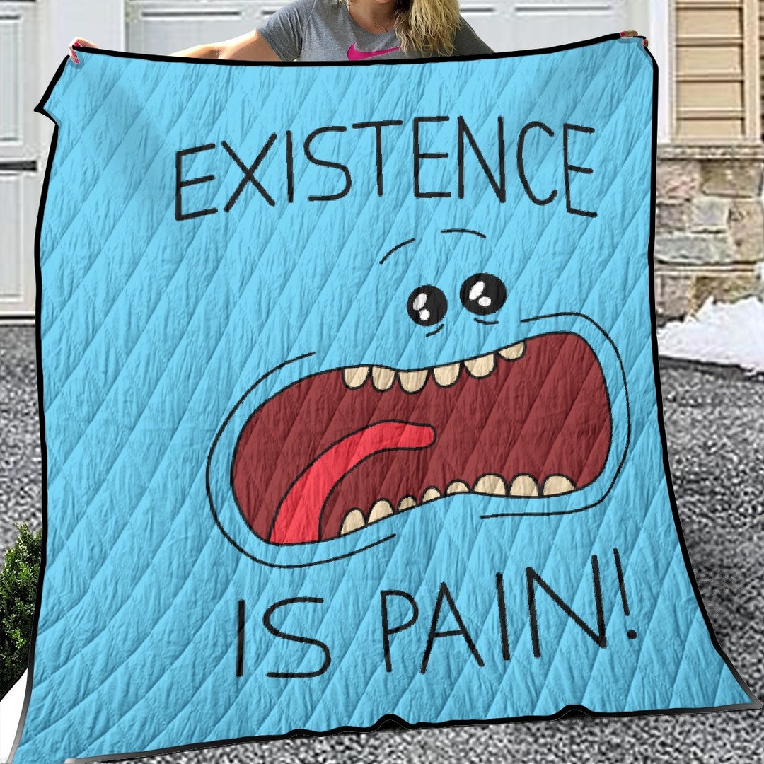 Rick and Morty Mr. Meeseeks Existence is Pain Quilt - Etsy