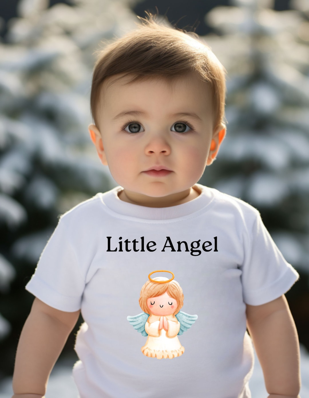 Little Angel Shirt, Baby Clothes, Funny Kids Shirt, Baby Fashion, Baby ...