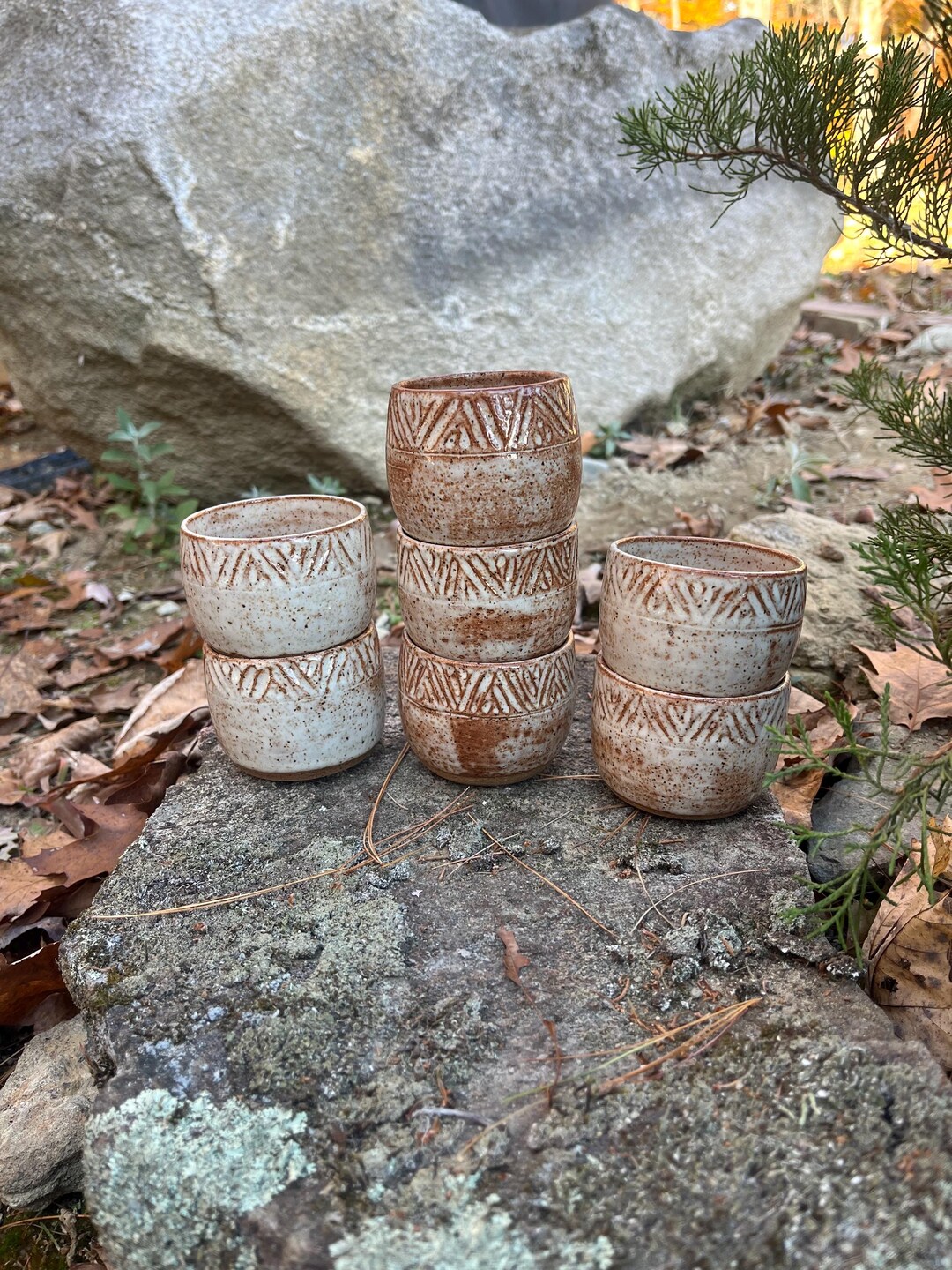 Small Earthy Cups - Etsy