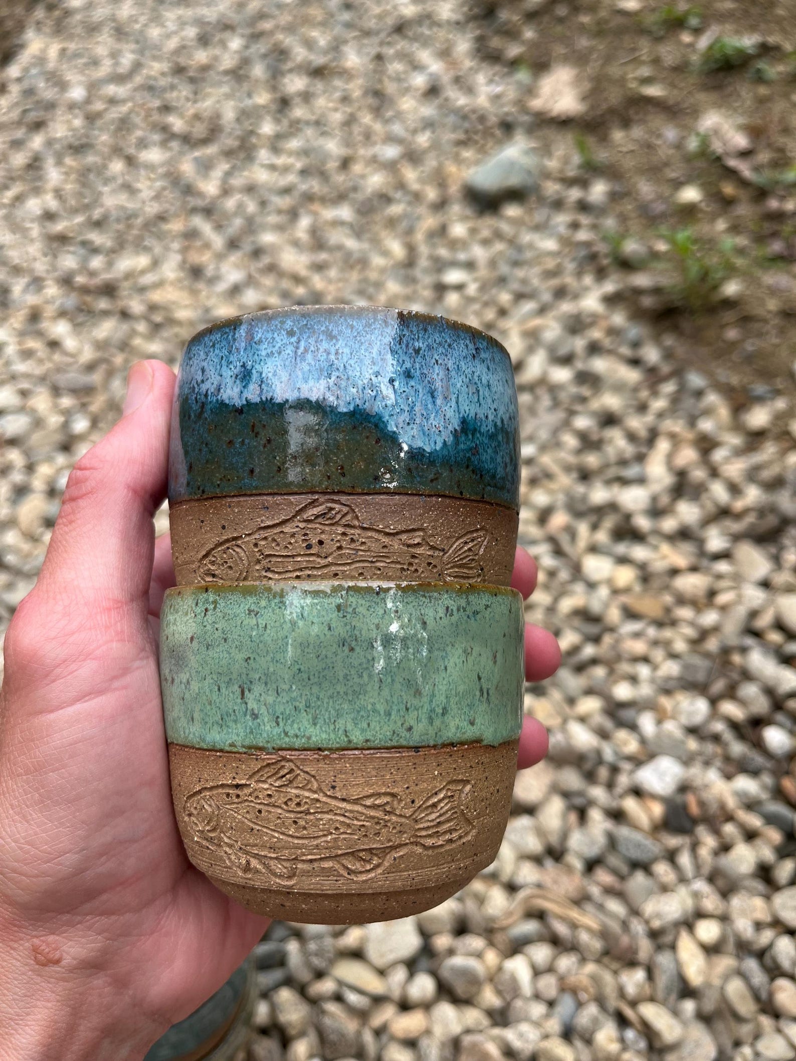 Ceramic Fish Cup - Etsy