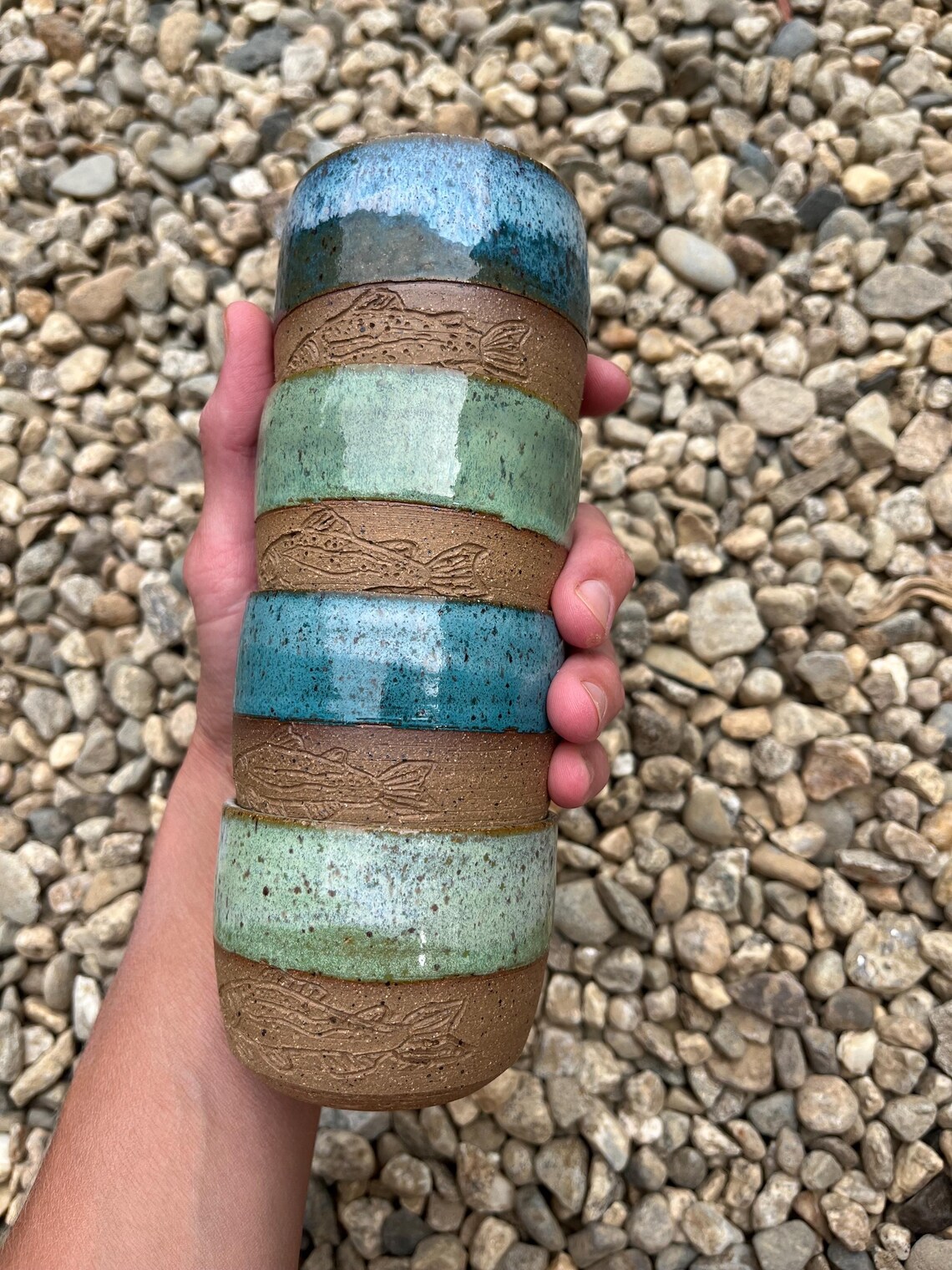 Ceramic Fish Cup - Etsy