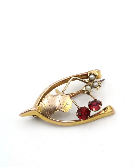 rose Australian brooch - Gem