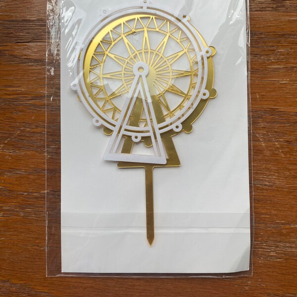 Acrylic Cake Toppers Ferris Wheel - Etsy