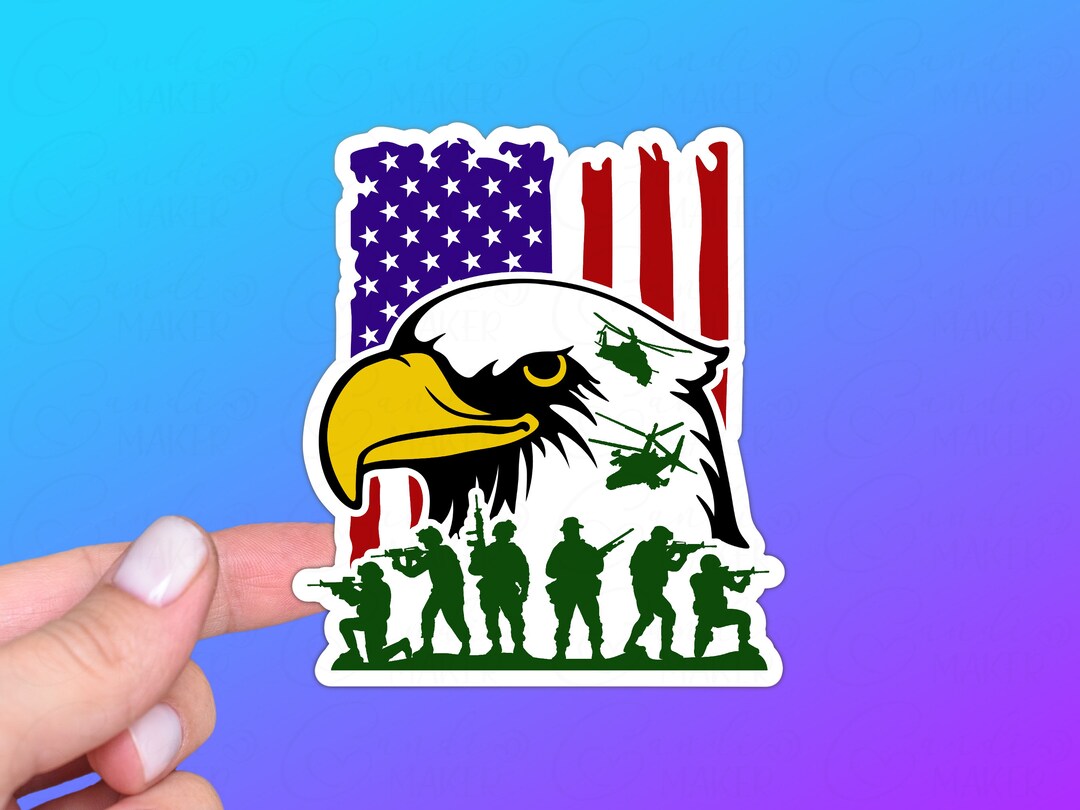 Military, First Responder Sticker Decal Die-cut Water-resistant Vinyl ...