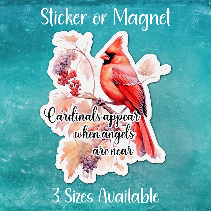 Cardinal Decal - Etsy