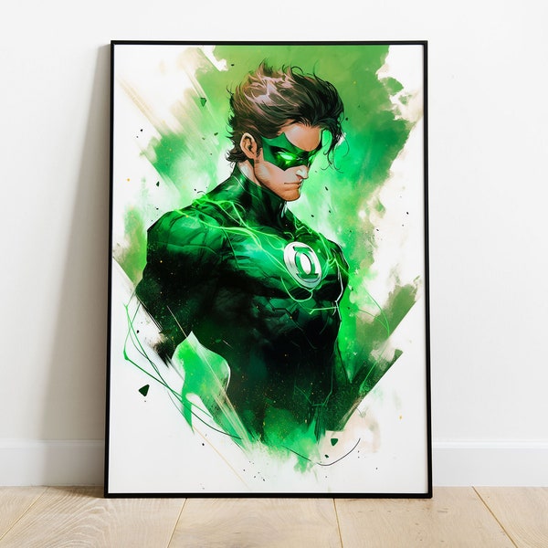 Green Lantern Poster - Etsy