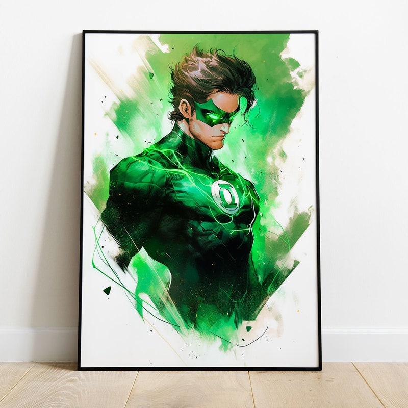 Green Lantern Poster - Etsy